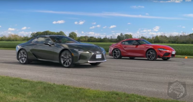 WATCH 2021 Supra Vs 2021 Lexus LC500 - Who Wins In A Drag Race ...